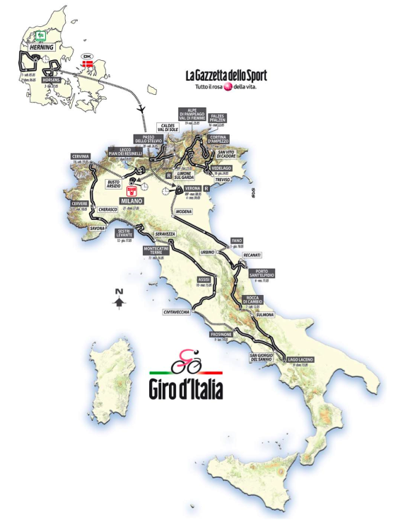 Glitzy launch in Milan for 2012 Giro d'Italia route - Cycling News ...