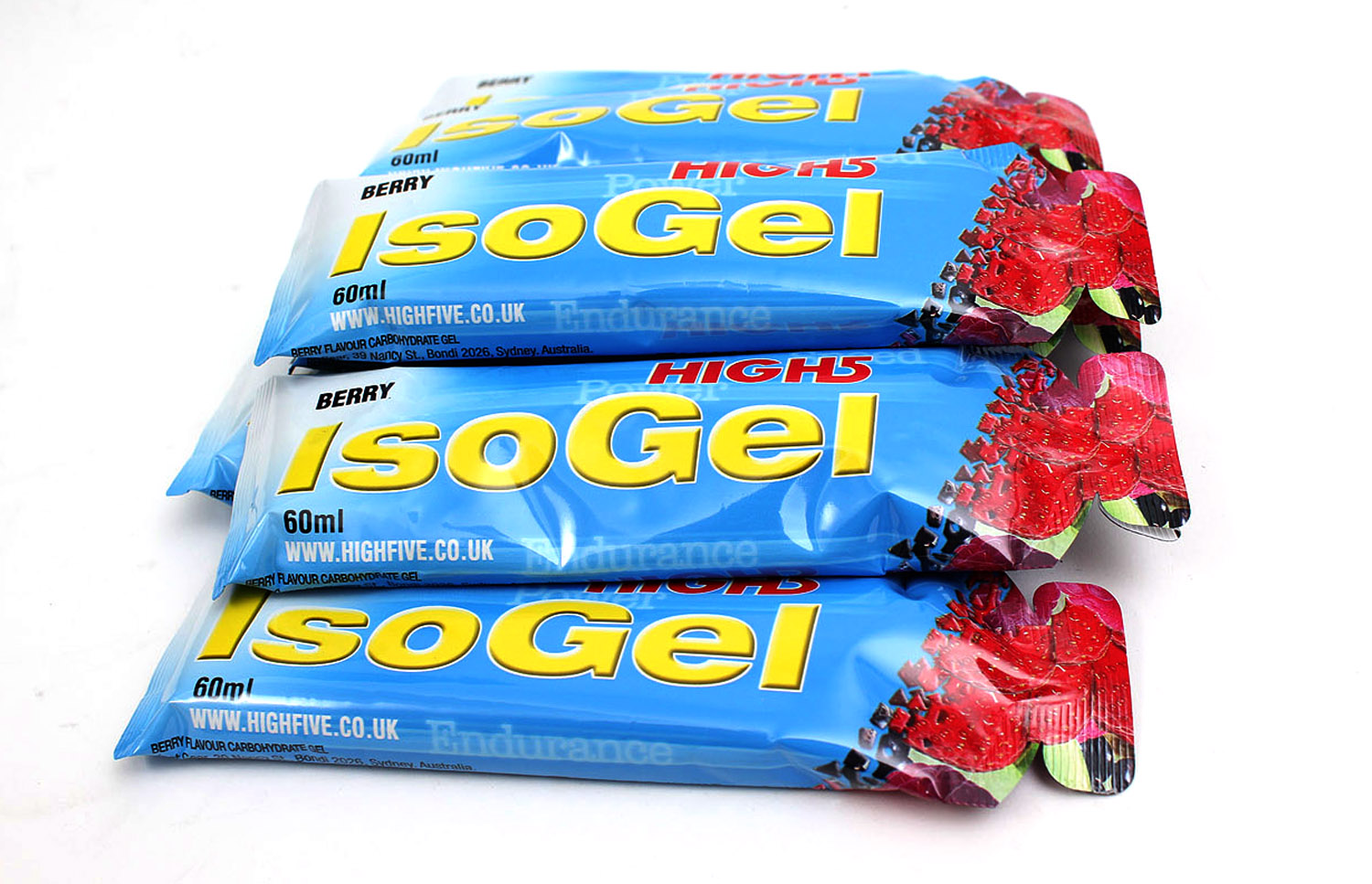 High5 Isogel and Isogel Plus Carbohydrate Energy Gel - 25 x 60ml ...