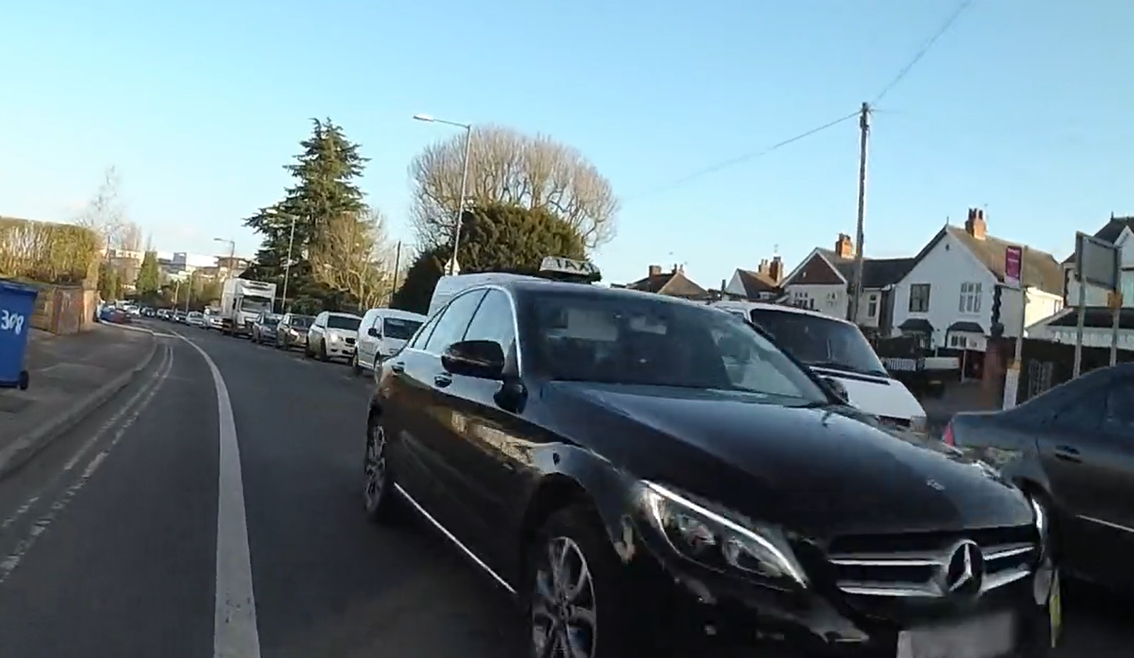 Near Miss of the Day 849: Warning letter for taxi driver who close ...