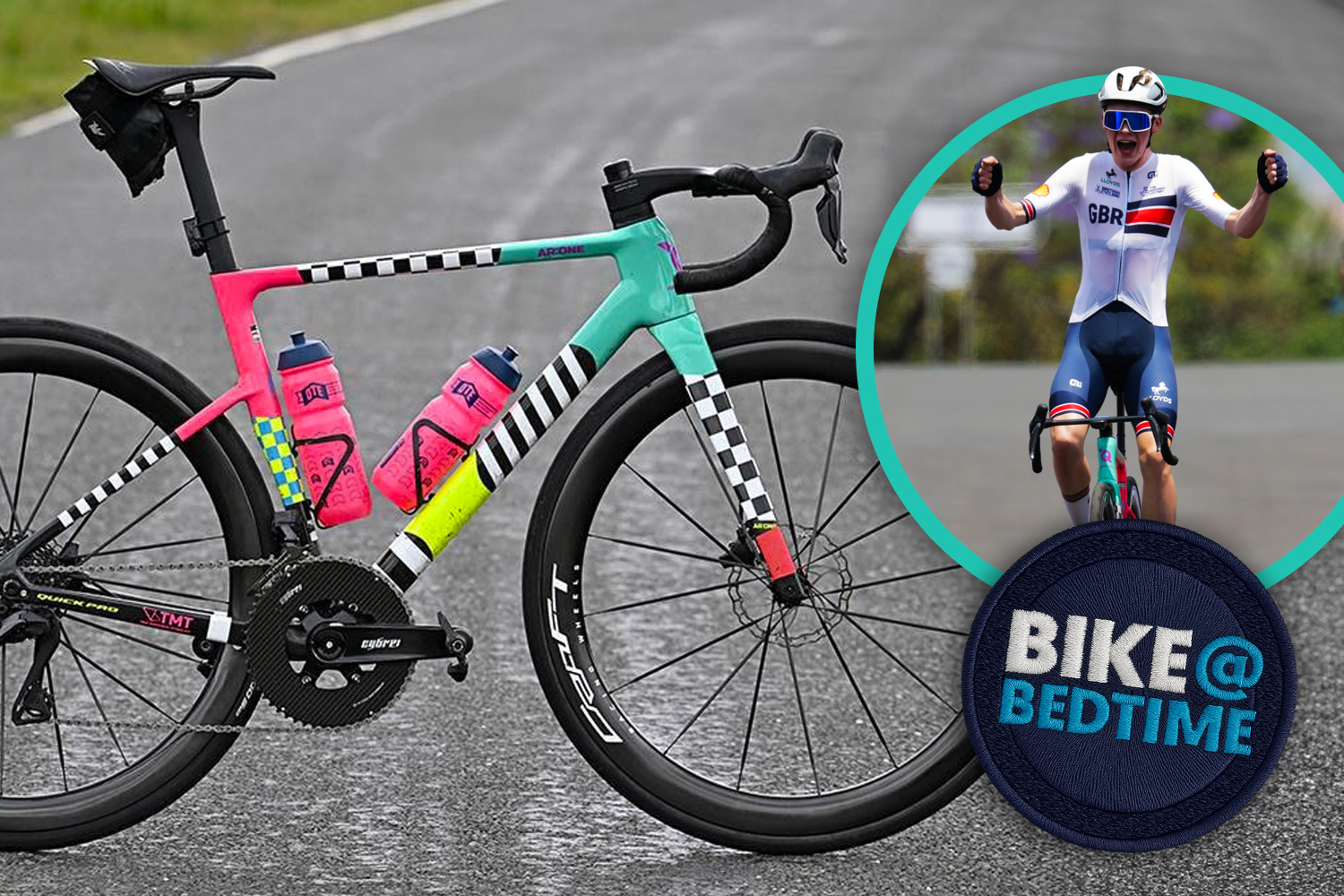 Check out the Chinese bike that Harry Hudson rode to World Champs gold ...
