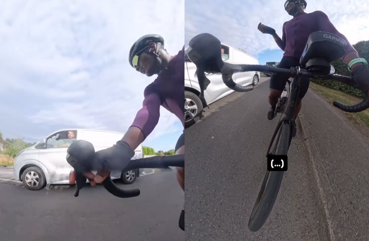 "A disrespectful cyclist ruins a hard-working motorist's day by having ...